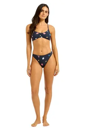 Seafolly Picot Trim Bikini Top