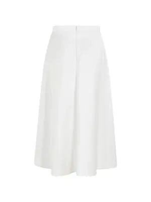 Elisabetta Franchi Midi A-line Skirt With Chain Detail