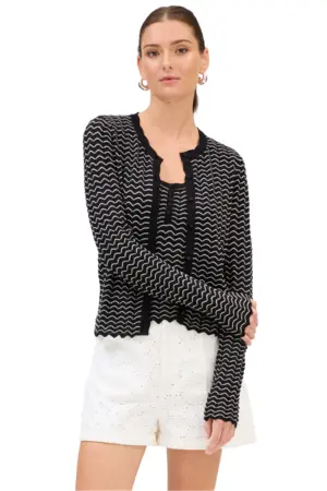 Allison Marita Pointelle Cardigan