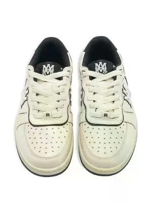 Amiri Newport Star-perforated Sneakers - Neutrals