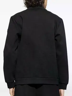 Moncler Mesh-pocket Zip-up Sweatshirt - Black