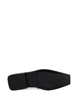 GANNI Studded Loafers - Black