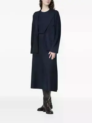 Max Mara Knitted A-line Midi Skirt