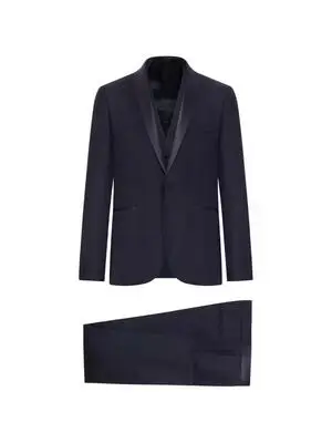 Tagliatore Shawl-lapel Suit - Blue