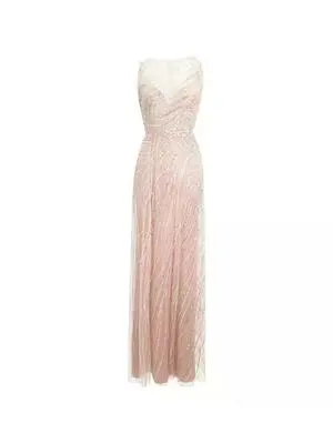 Gemy Maalouf Round Neck Evening Dresses