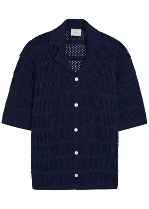 CHE Desiderio Open-knit Cotton Shirt