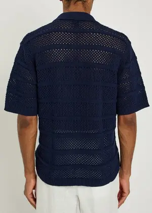 CHE Desiderio Open-knit Cotton Shirt