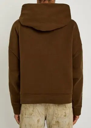 ENTIRE STUDIOS Heavy Hooded Cotton Sweatshirt - Brown