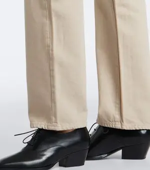SLVRLAKE Kendra Straight Jeans - Beige