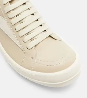 Rick Owens Vintage Leather Sneakers - Beige