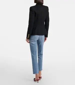 AGOLDE 90s Pinch Waist Crop Straight Jeans In Radius - Blue