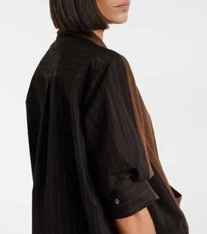 Sacai Striped Cotton Cardigan