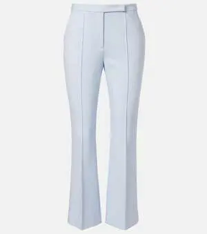 Dorothee Schumacher Cropped Flared Pants - Blue