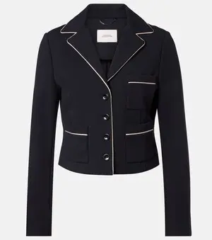 Dorothee Schumacher Emotional Essence Cropped Blazer - Blue