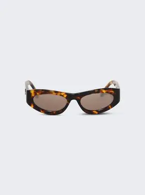 Fendi Ff Diamonds Cat Eye Sunglasses - White
