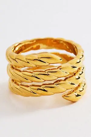 Anthropologie Twister Ring - Gold