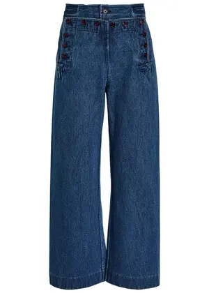 BODE Sailor Wide-leg Trousers - Denim