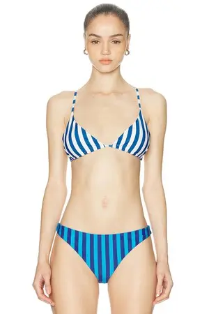 SIMONMILLER Bwai Bikini Top - Blue Stripe