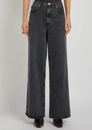 AGOLDE Keira Straight-leg Jeans - Black