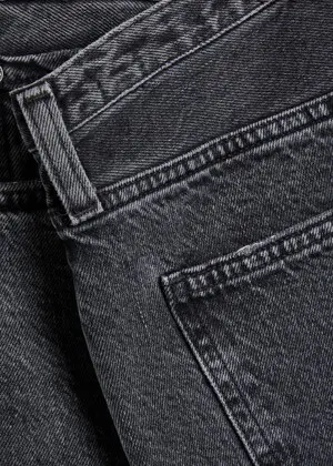 AGOLDE Keira Straight-leg Jeans - Black