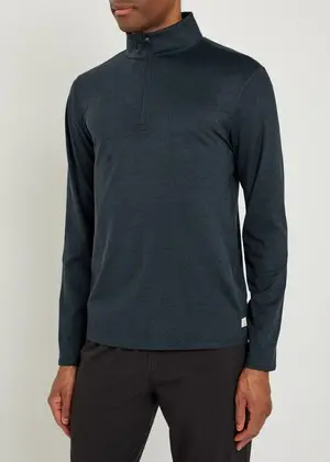Vuori Ponto Half-zip Jersey Sweatshirt
