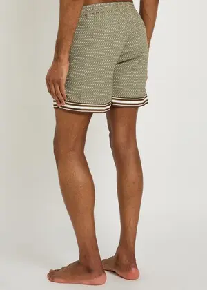 CHE Printed Stretch-shell Swim Shorts