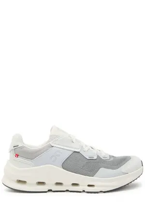 On Cloudnova Rift Panelled Mesh Sneakers - Grey