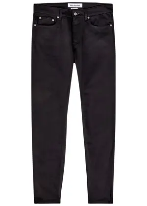 WON HUNDRED Dean Slim-leg Jeans - Black