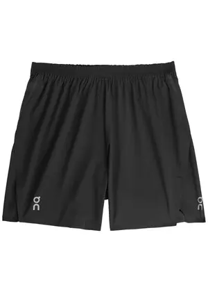On Train Stretch-shell Shorts - Black