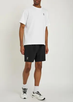 On Train Stretch-shell Shorts - Black