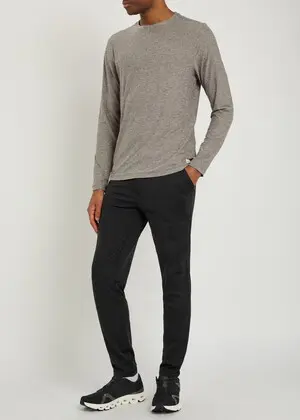 Vuori Ponto Performance 30 Stretch-jersey Sweatpants - Black