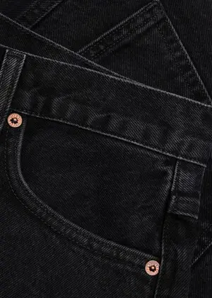 AGOLDE Leena Flared-leg Jeans - Black