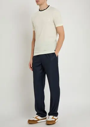 Dolce & Gabbana Drawstring Straight-leg Wool Trousers