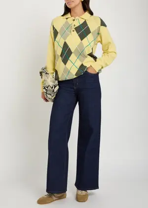 FRAME Le Slim Palazzo Wide-leg Jeans - Navy