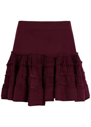 Alaia Ruffle Skirts