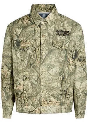 BILLIONAIRE BOYS CLUB Camouflage Logo-embroidered Cotton Jacket - Multicoloured 1