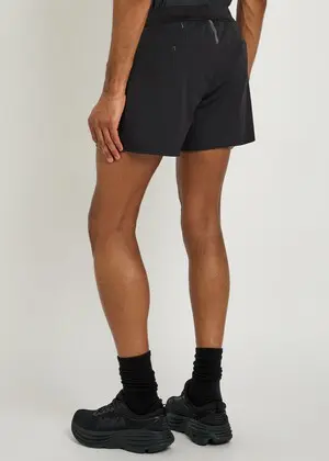 Vuori Qualify Stretch-jersey Running Shorts - Black