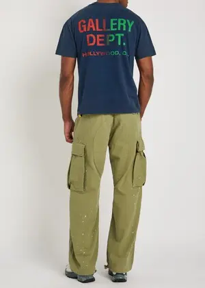 GALLERY DEPT. Boardwalk Logo-print Cotton T-shirt - Navy