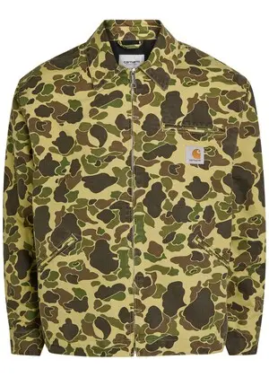 Carhartt Work In Progress Duck Detroit Canvas Jacket - Green