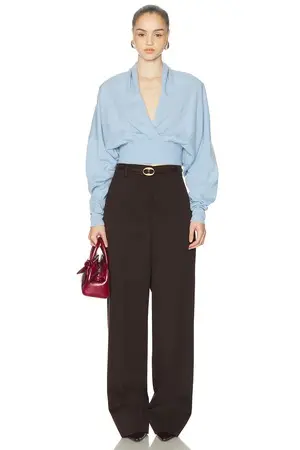Ronny Kobo Solange Cinched Waist Sweater