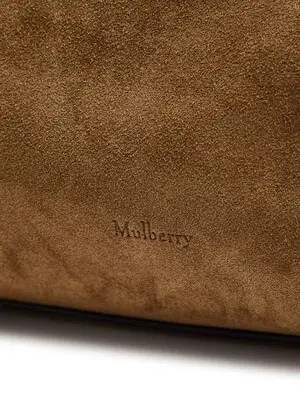 Mulberry Small Soft Bayswater Suede Shoulder Bag