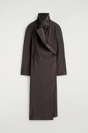 Cos Utility Trench-style Midi Dress - Brown