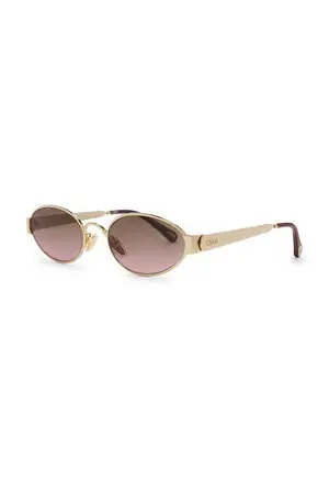Chloé Holly Oval Sunglasses
