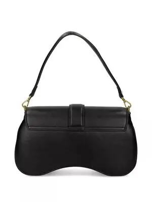 Just Cavalli Snake-detail Shoulder Bag - Black