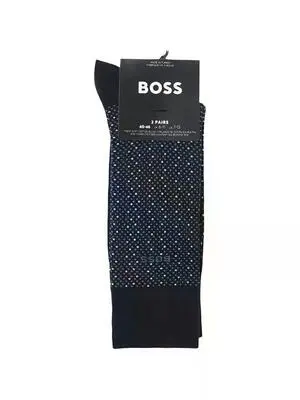 BOSS Mini Cube Socks - Blue