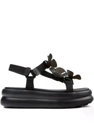 Camper Twins Flower Detail Touch-strap Sandals