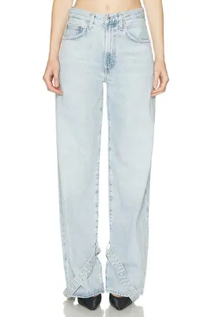 AGOLDE Cinched Hem Loose Taper Jeans