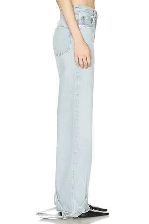 AGOLDE Cinched Hem Loose Taper Jeans