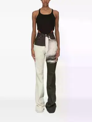 Rick Owens Sleeveless Cropped Top - Black