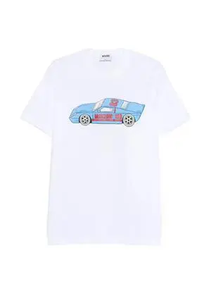 Moschino Car-print T-shirt - White